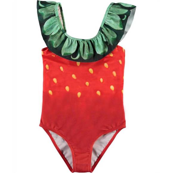 Molo | Swim | New Molo Nika Swimsuit In Strawberry | Poshmark